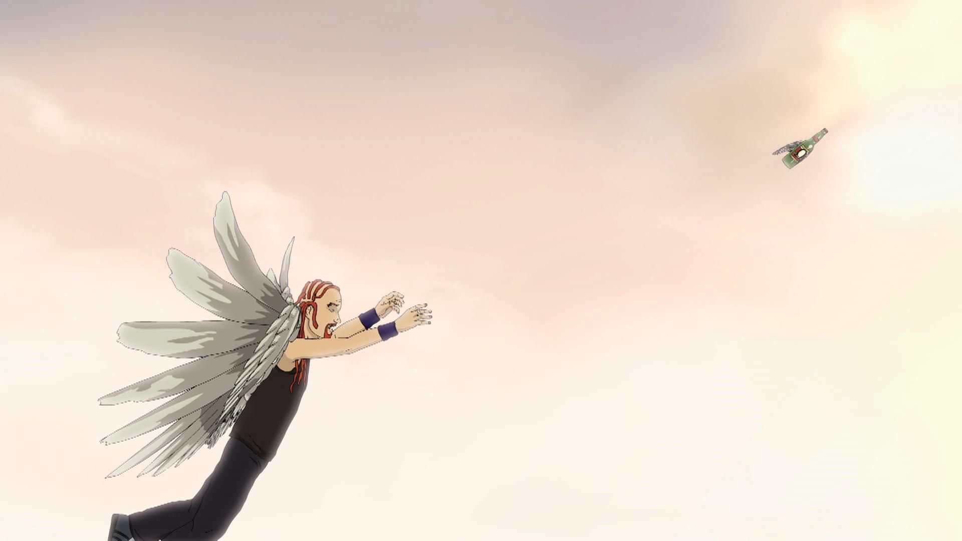 Troll Dad Flying